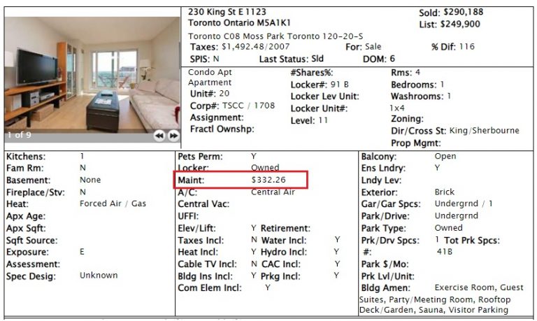 What's Happening With Condo Maintenance Fees? | Toronto Realty Blog